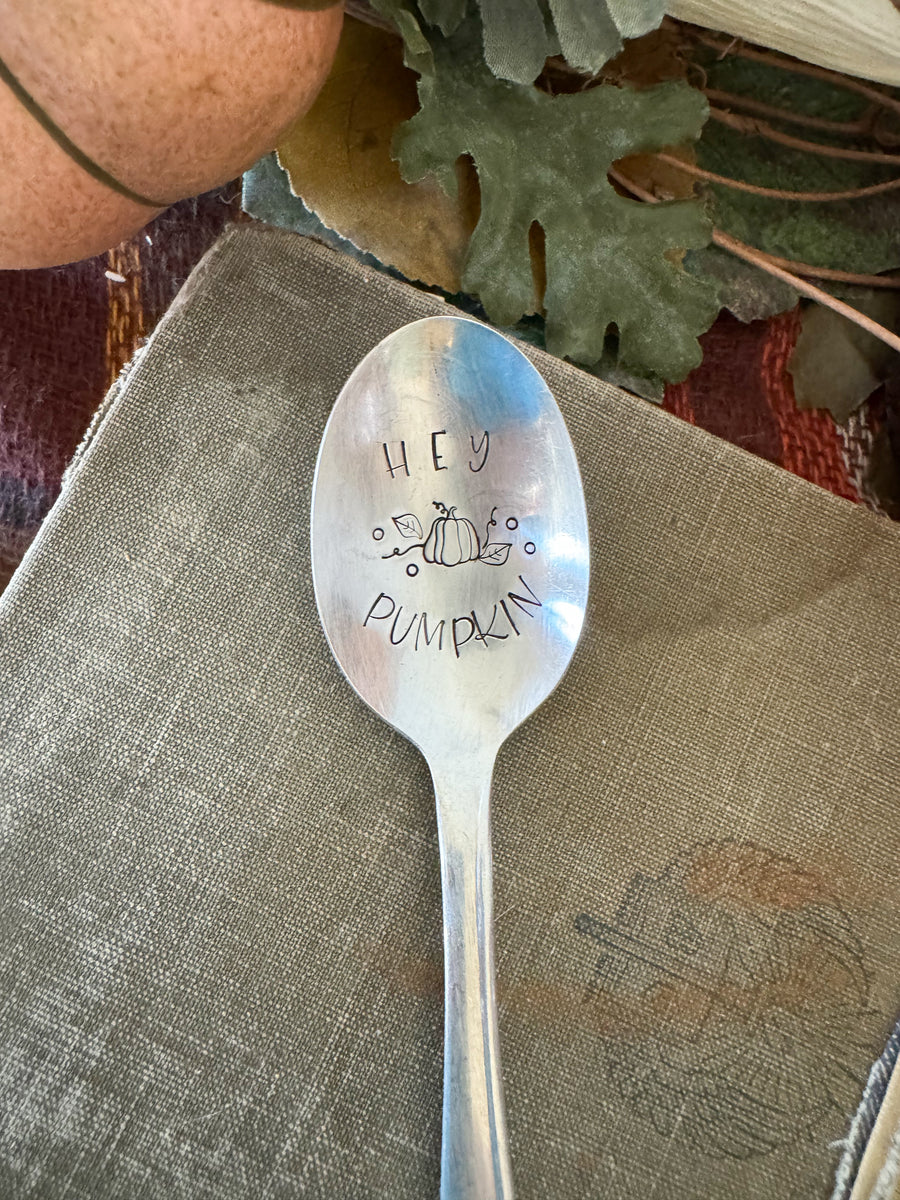 Hey Pumpkin Vintage Spoon – The Sassy Barn